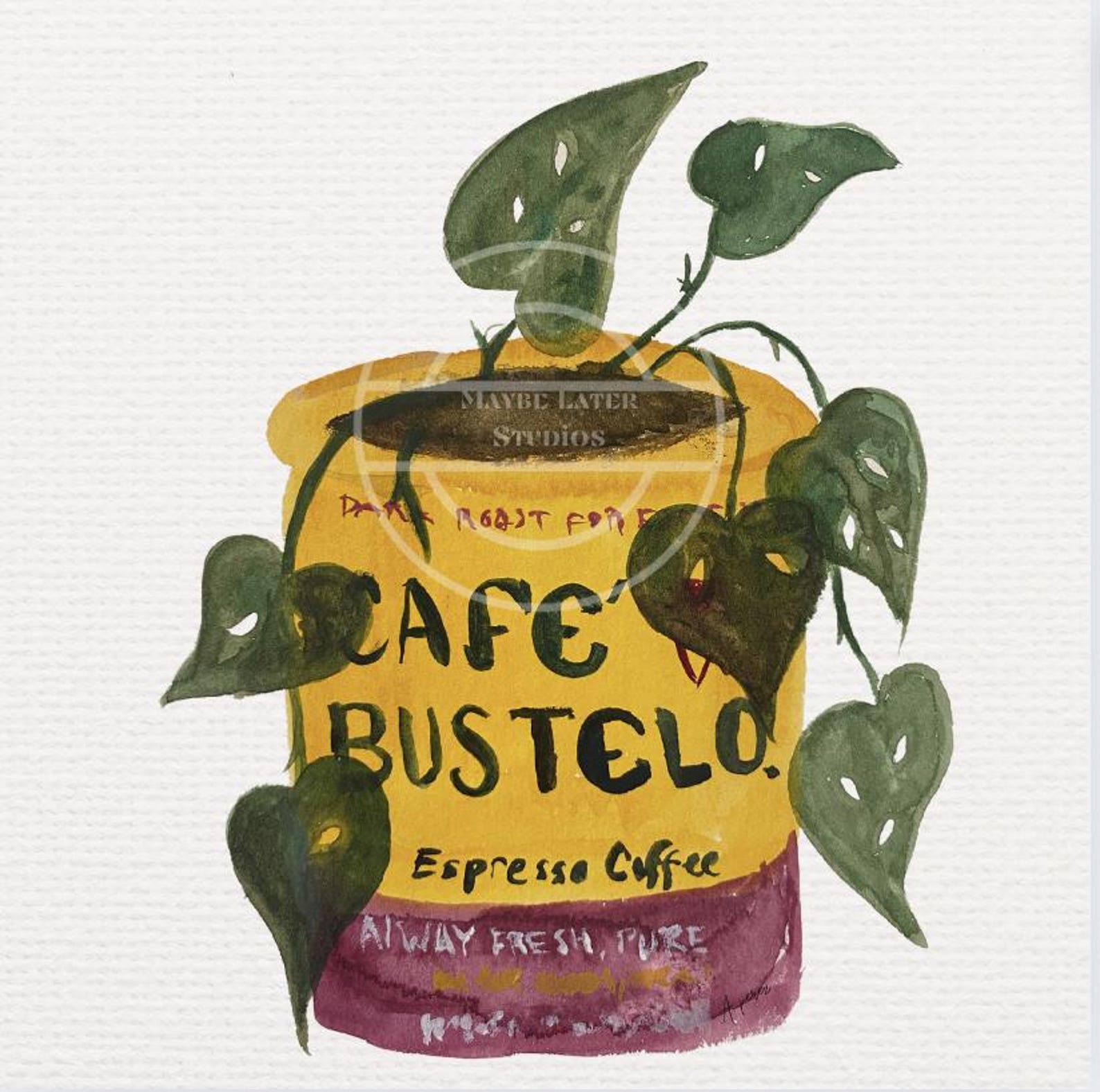 Bustelo Coffee Print - Digital Download - Etsy