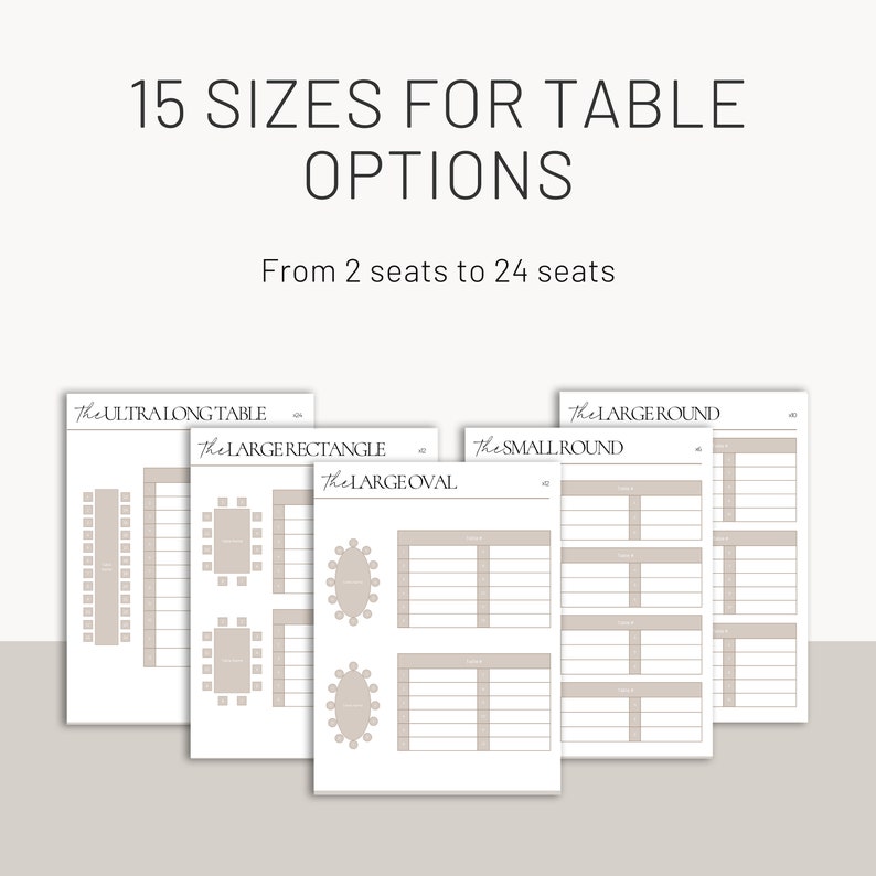 Event Seating Chart Template Download Printable Seating Plan - Etsy
