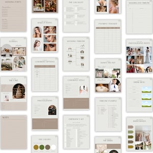 GOODNOTES 160+ Pages Wedding Planner Template Digital Download, PDF ...