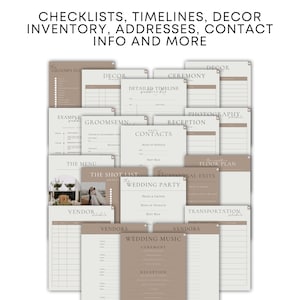 Goodnotes Packcaged Wedding Day Binder Template, Complete Wedding ...