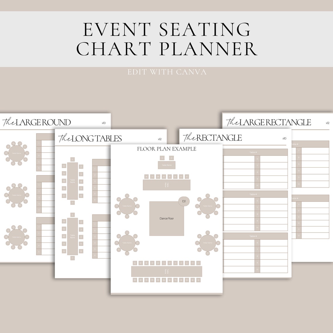 Event Seating Chart Template Download Printable Seating Plan Chart ...