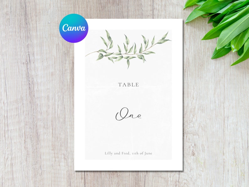 Table Numbers Template for Rustic/barnhouse Weddings/events With ...