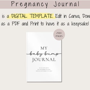 Pregnancy Journal, Expectant Mother Gift Pregnancy Planner Pregnancy ...