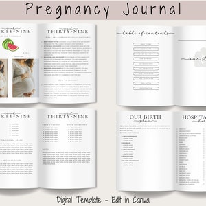 Pregnancy Journal, Expectant Mother Gift Pregnancy Planner Pregnancy ...