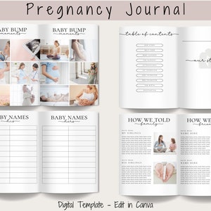 Pregnancy Journal, Expectant Mother Gift Pregnancy Planner Pregnancy ...
