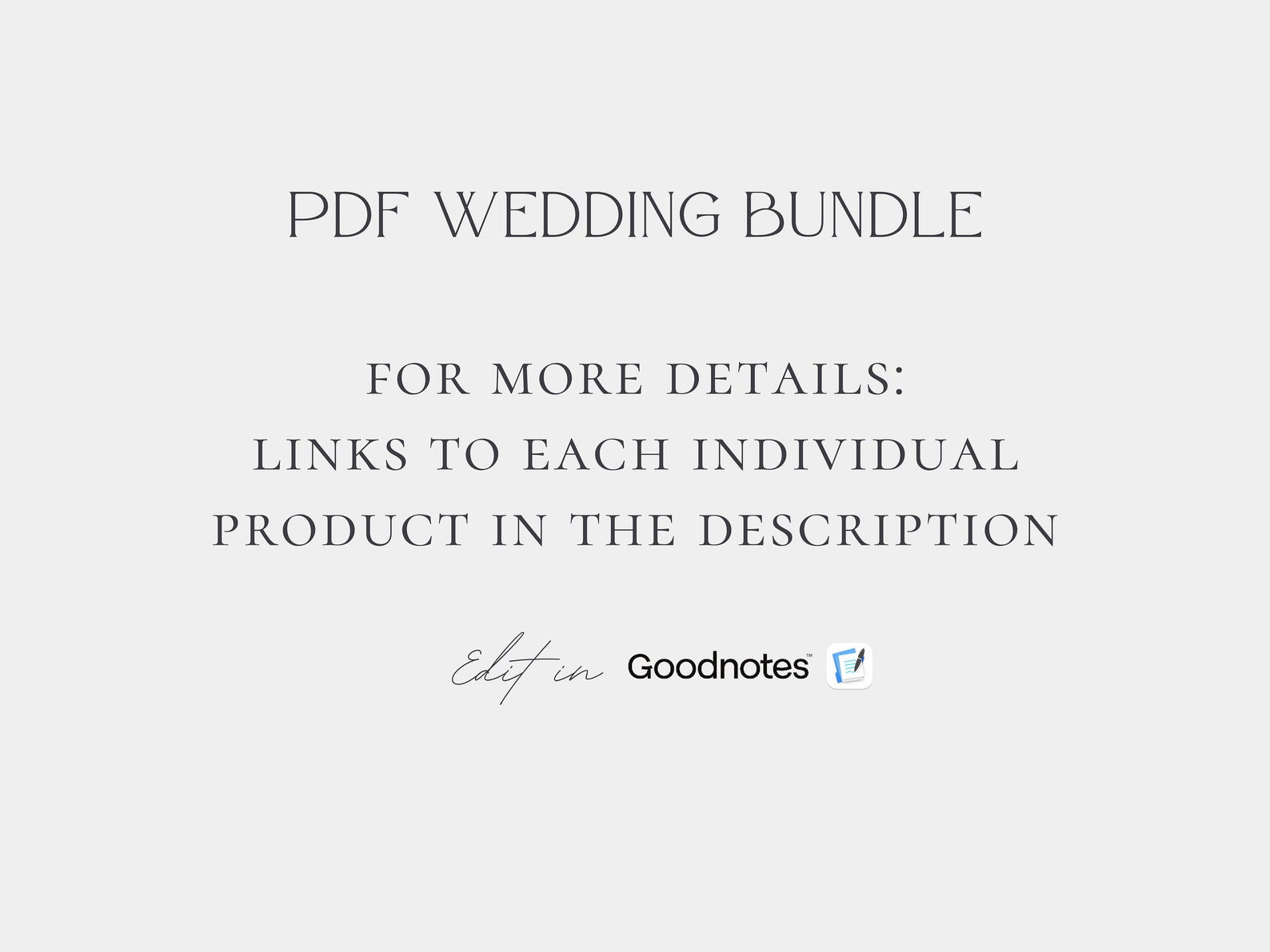 Goodnotes Packcaged Wedding Day Binder Template, Complete Wedding ...