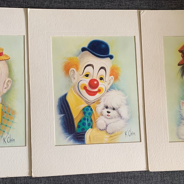 K Chin Lithograph - Etsy