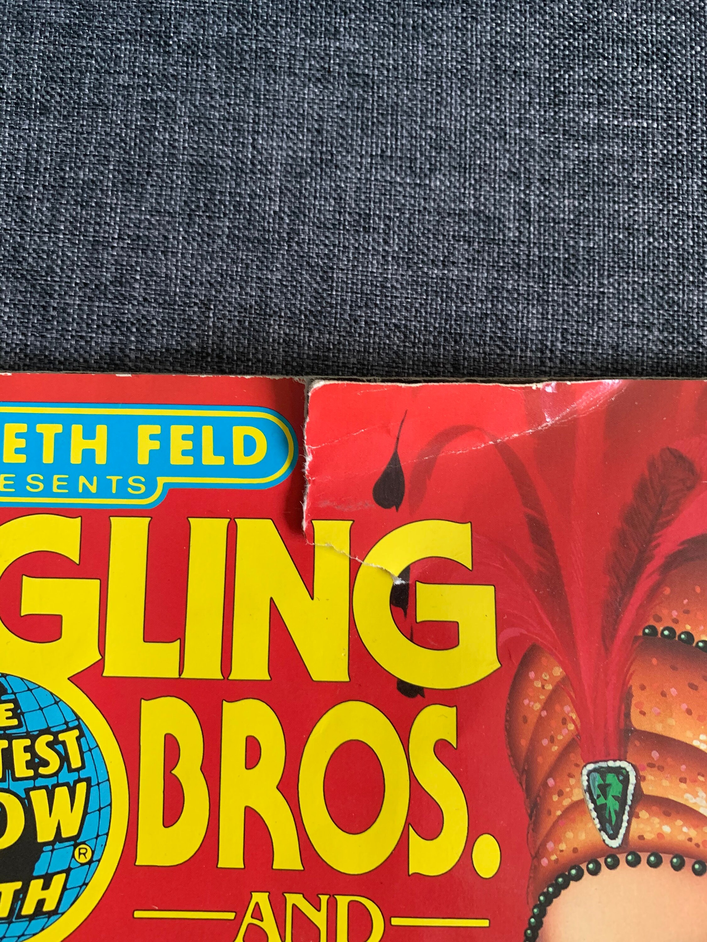 Vintage Collectible Ringling Bros Circus Program From 1990~~120th ...