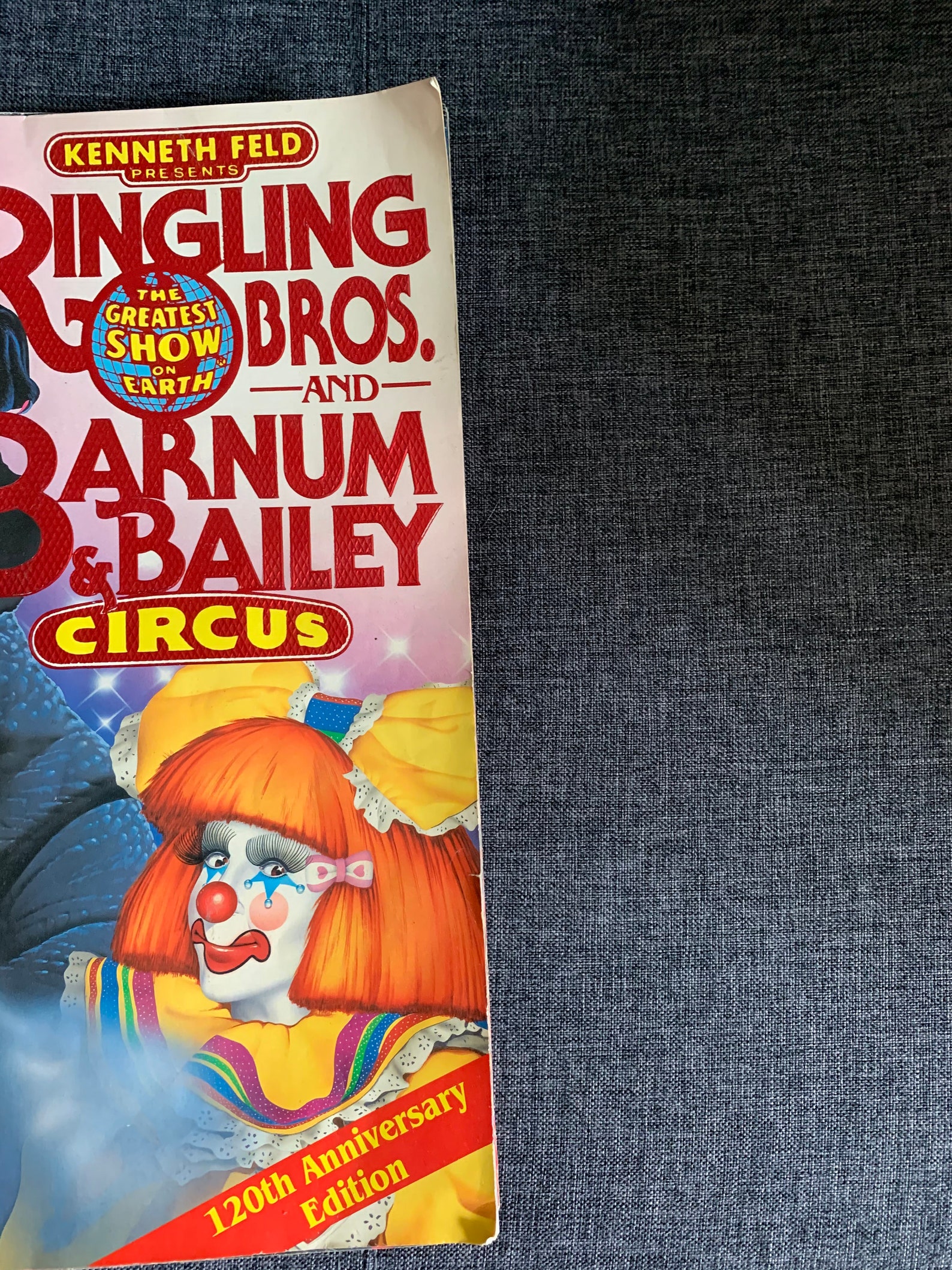Vintage Collectible Ringling Bros Circus Program From 1990~~120th ...