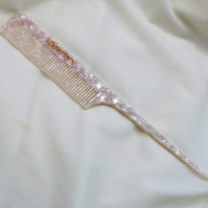 Tortoiseshell Cellulose Acetate Tail Comb Braiding, Sectioning Styling ...