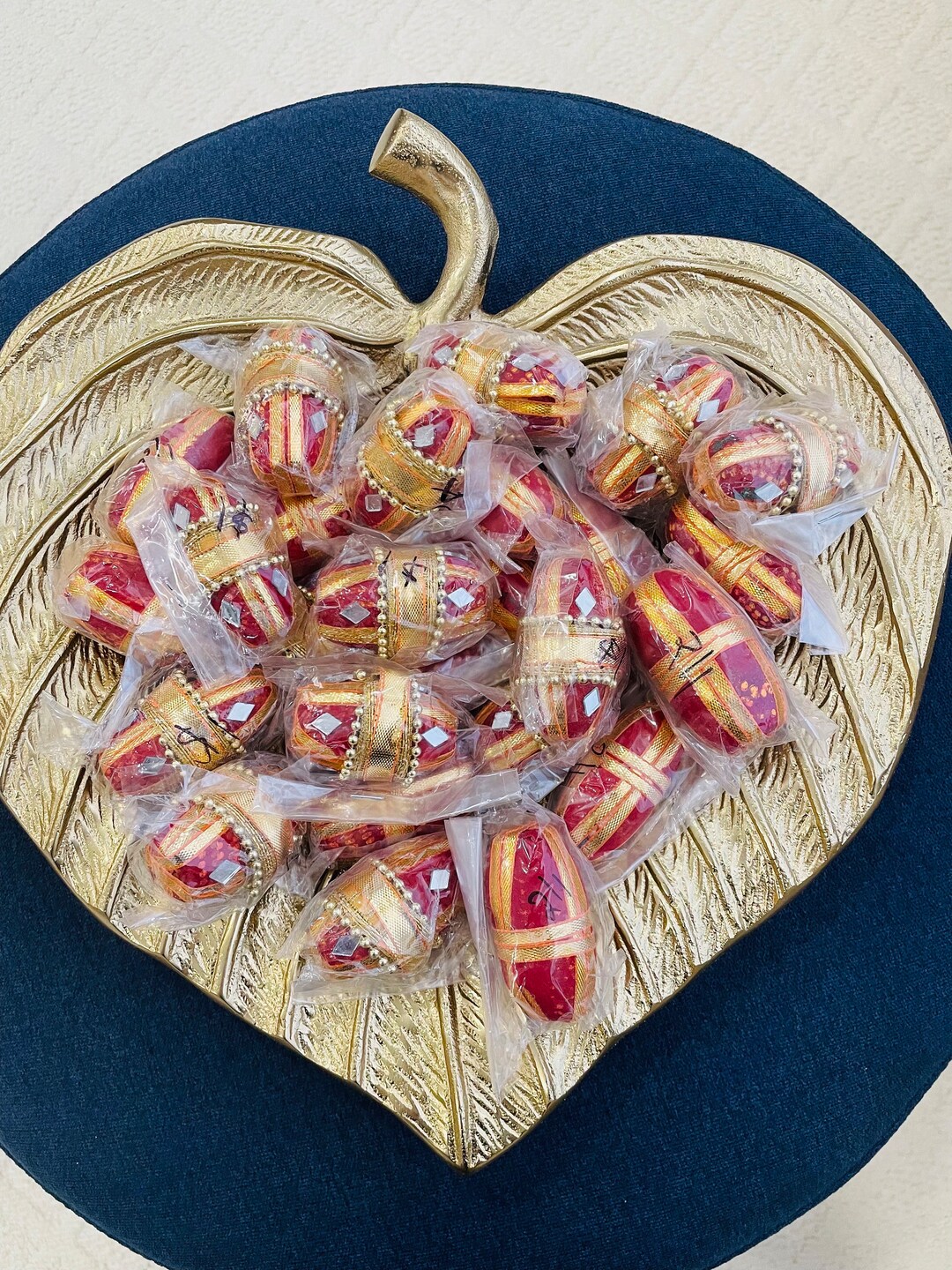 Pooja Laghu Nariyal, for Temple , , Wedding Favors, Puja Favours ...