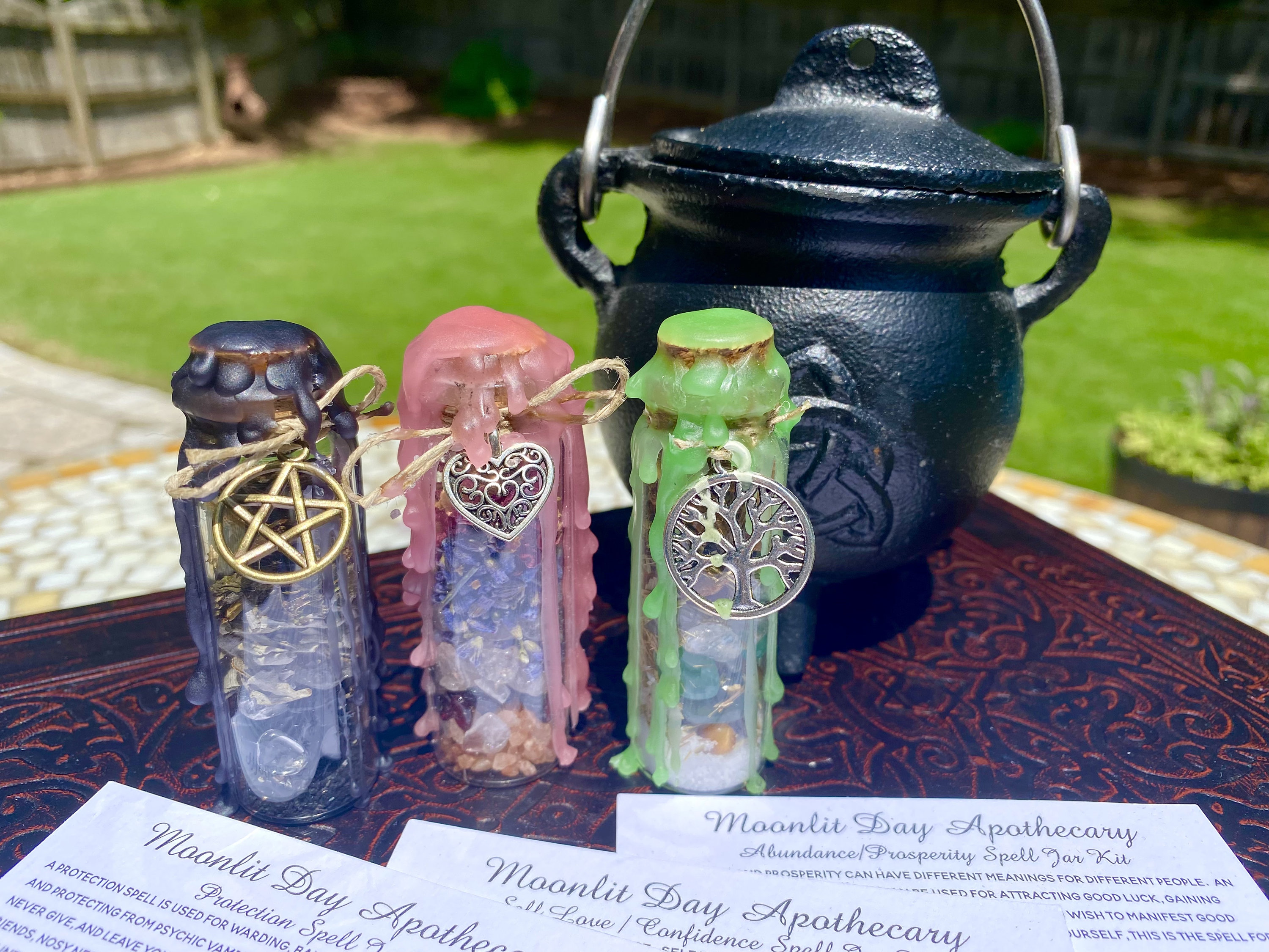 Spell Jar Kits Witchcraft Kit Spell Bottle Kit Self Love - Etsy