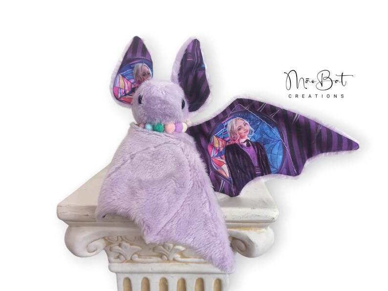 Bat Plush Wednesday & Enid Print Cute Bat Stuffed Animal - Etsy