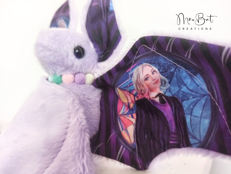 Bat Plush Wednesday & Enid Print Cute Bat Stuffed Animal - Etsy