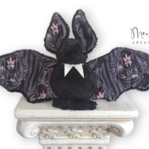 Bat Plush Wednesday & Enid Print Cute Bat Stuffed Animal - Etsy