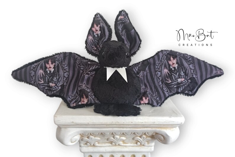 Bat Plush Wednesday & Enid Print Cute Bat Stuffed Animal - Etsy