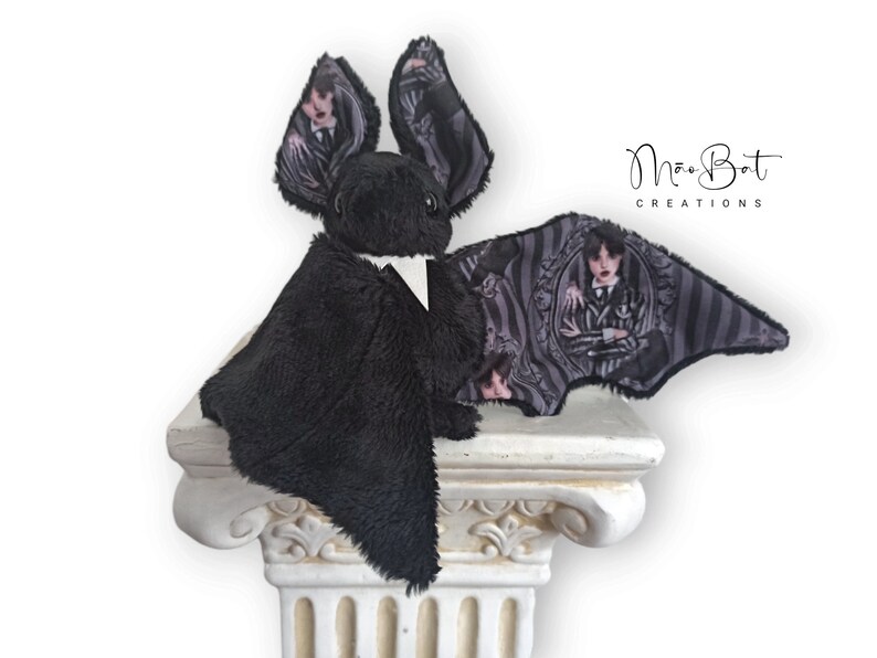 Bat Plush Wednesday & Enid Print Cute Bat Stuffed Animal - Etsy