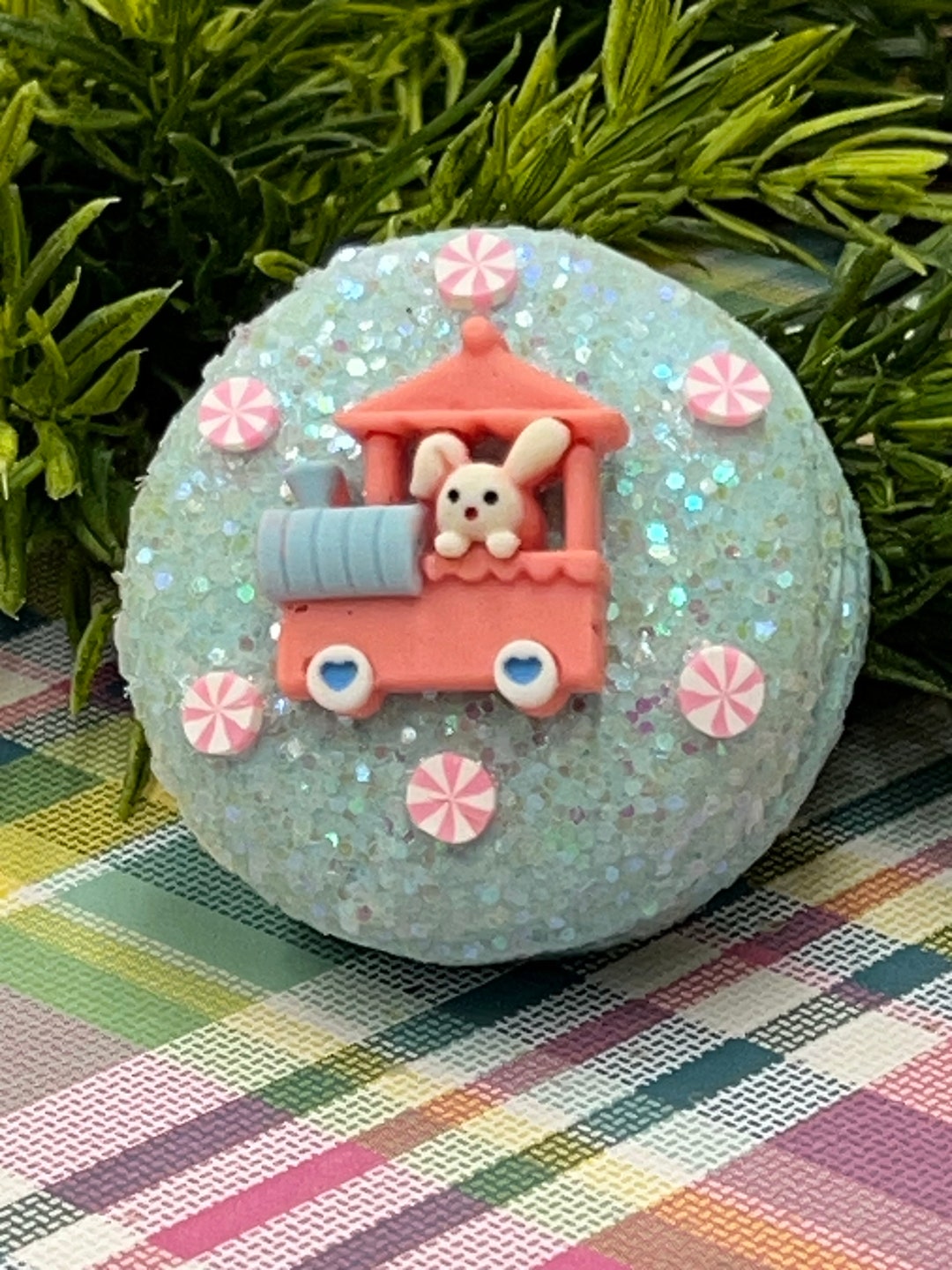 Easter Bunny Faux Macaroon: Tiered Tray Decor - Etsy