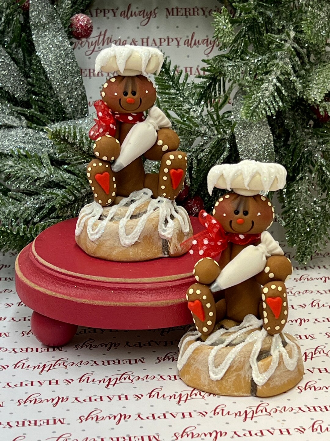 Clay Figures, Gingerbread Decor, Clay Gingerbread, Rae Dunn Displays ...