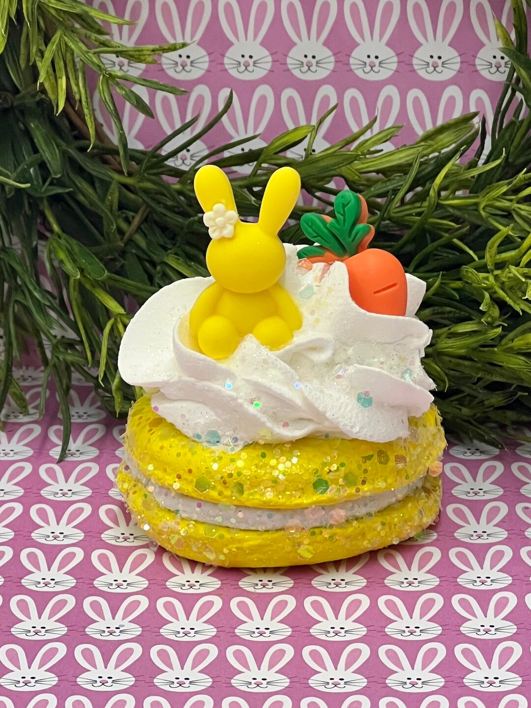 Easter Decor, Bunny Decor, Easter Macaroon, Easter Tiered Tray Decor ...