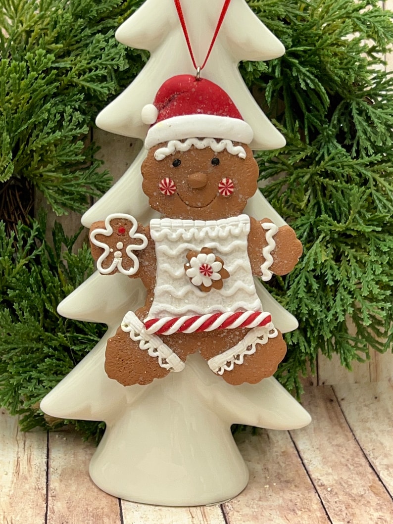 Faux Gingerbread Cookie Clay Cookie Clay Ornament - Etsy