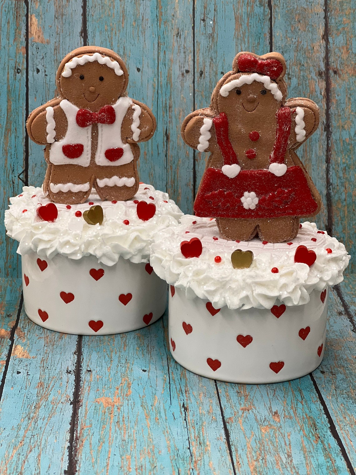 Clay Gingerbread Gingerbread Decor Christmas Decor Candy - Etsy