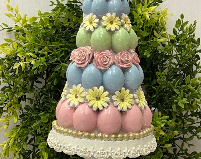 Easter Tree, Easter Decor, Tiered Tray Decor, Rae Dunn Displays, Tree ...