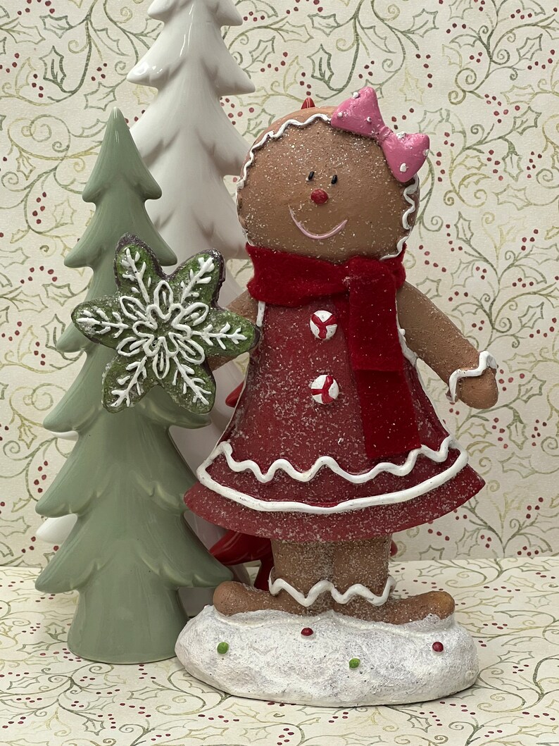 Gingerbread Centerpiece Gingerbread Decor Tiered Tray Decor - Etsy