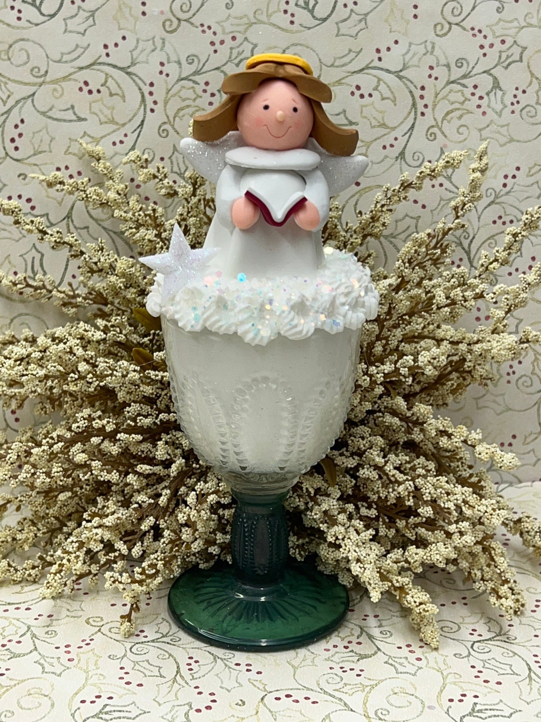Angel Centerpiece, Tiered Tray Decor, Angels, Christmas Decor, Photo ...