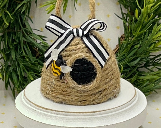 Faux Bee Hive, Bee Decor, Photo Props, Tiered Tray Decor, Spring Decor ...
