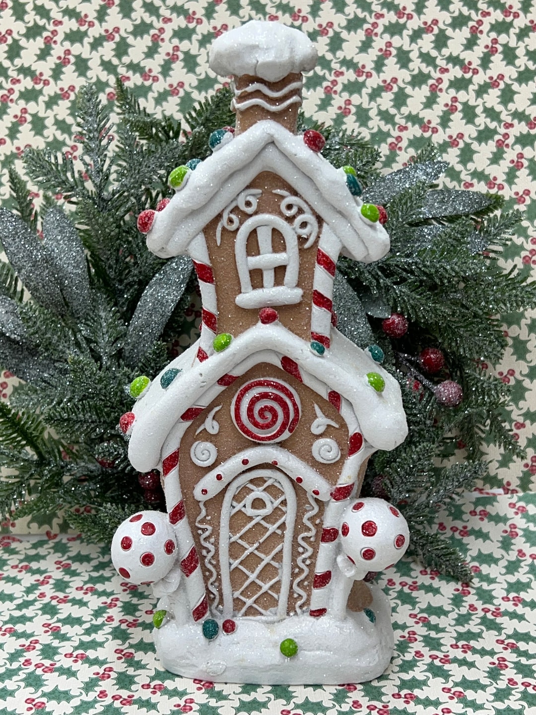 Gingerbread House, Gingerbread Decor, Christmas Decor, Gingerbread ...