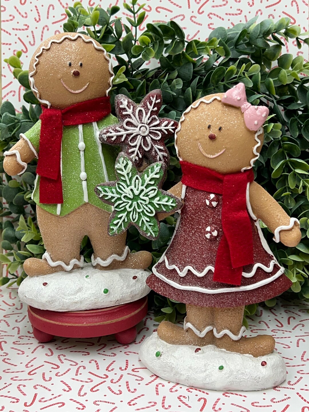 Gingerbread Centerpiece, Gingerbread Decor, Tiered Tray Decor ...