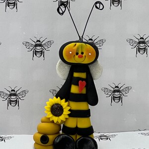 Clay Bee, Bee Decor, Tiered Tray Decor, Rae Dunn Displays, Clay Figures ...