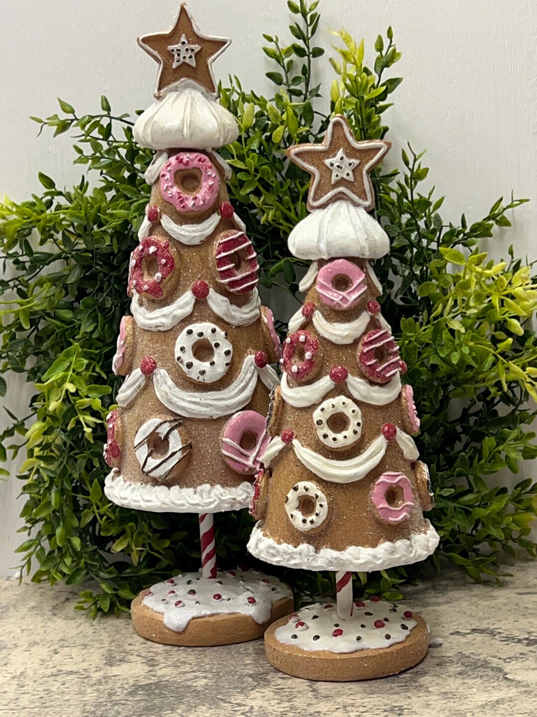 Resin Trees, Christmas Trees, Donut Trees, Tiered Tray Decor, Rae Dunn ...