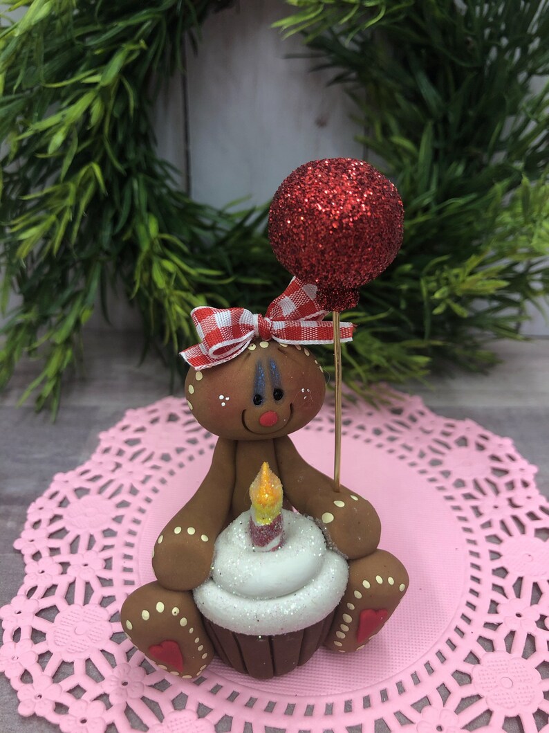Birthday Clay Figure Clay Figures Tiered Tray Decor Photo - Etsy