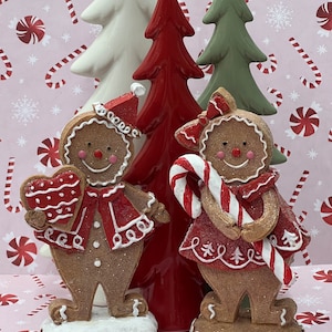Gingerbread Boy, Gingerbread Girl, Gingerbread Decor, Tiered Tray Decor ...