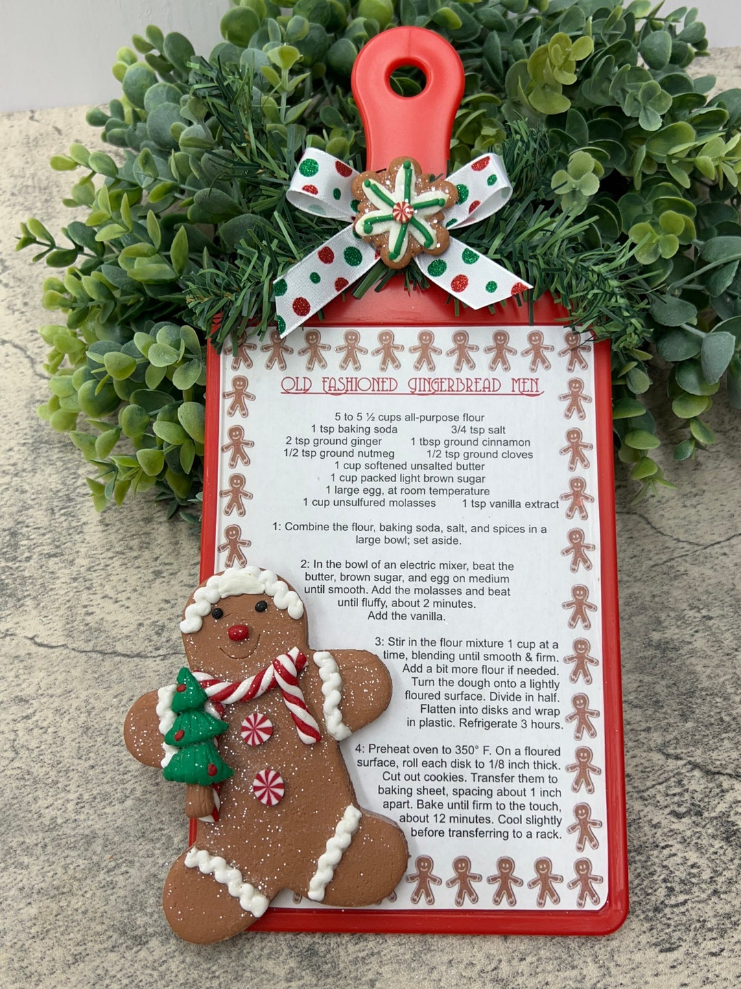 Gingerbread Cutting Board Gingerbread Decor Gingerbread - Etsy