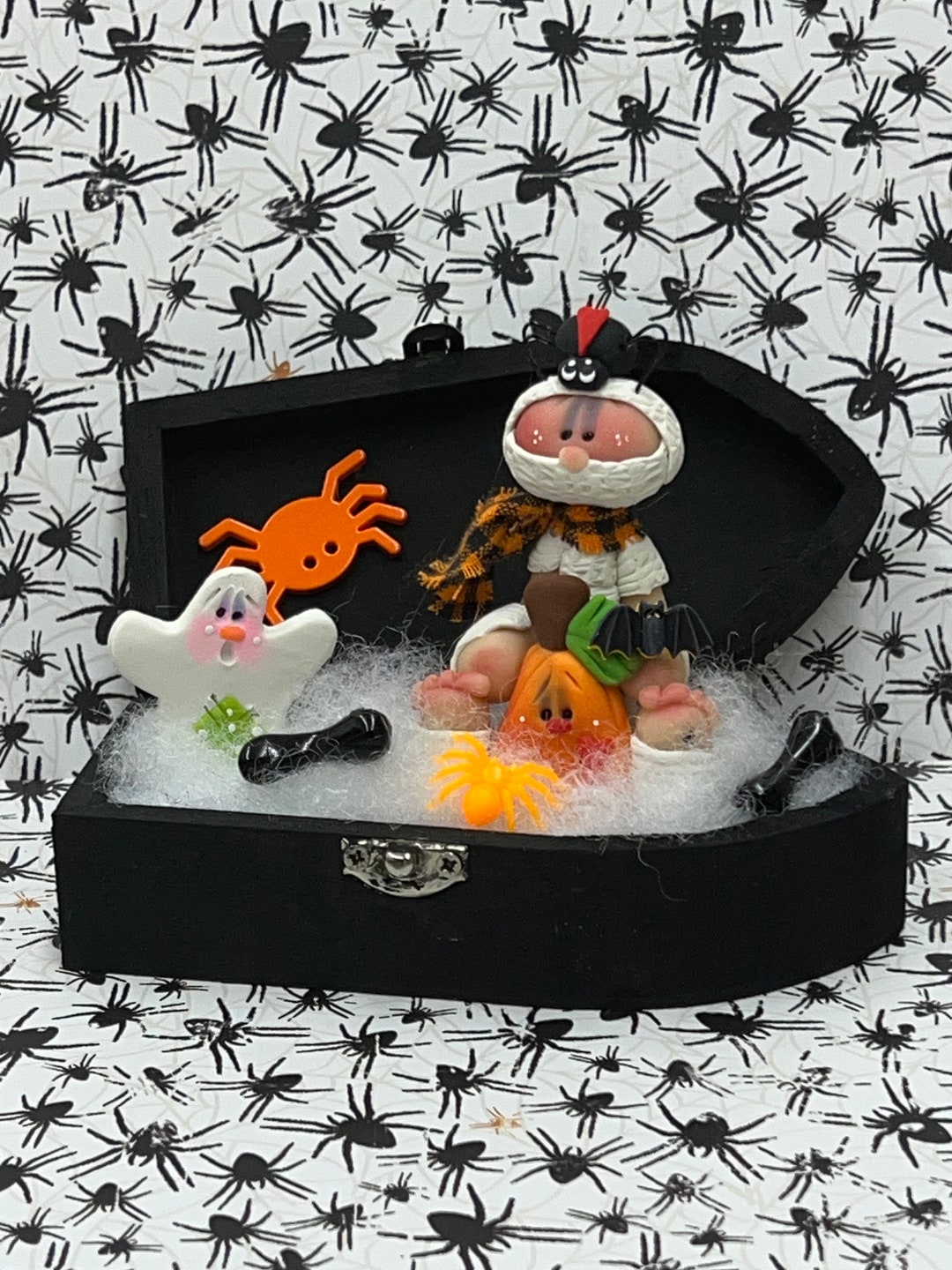 Casket Decor, Halloween Decor, Rae Dunn Displays, Mummy Decor, Mummy ...