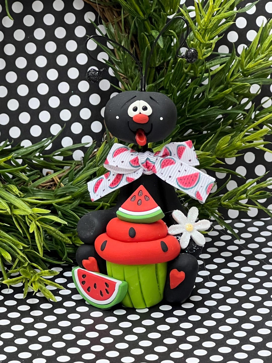 Clay Ant, Clay Summer Figure, Ant Decor, Tiered Tray Decor, Photo Props ...