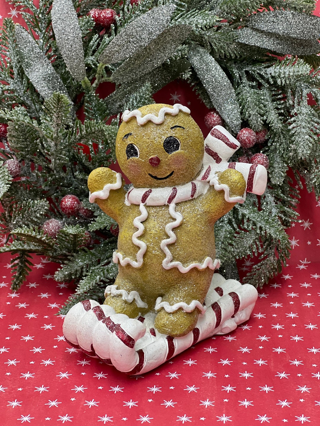 Gingerbread Decor, Christmas Decor, Photo Prop, Tiered Tray Decor ...