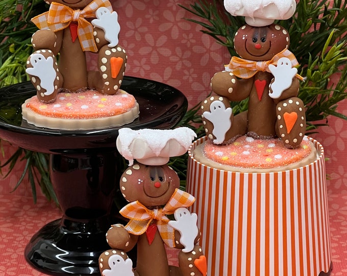 Gingerbread Cookie, Clay Gingerbread, Fall Decor, Gingerbread ...