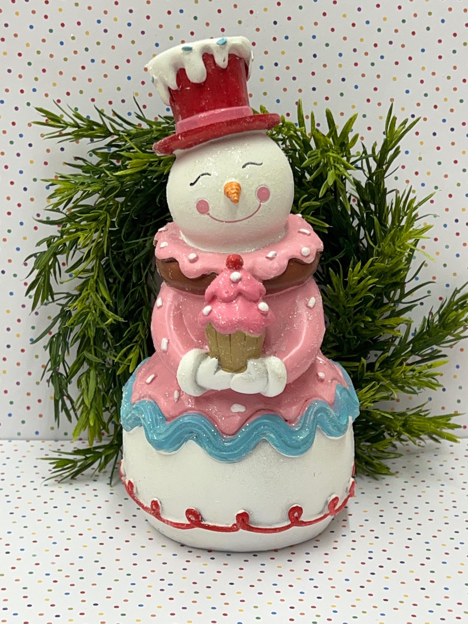 Resin Figures, Snowman Decor, Resin Snowman, Christmas Decor, Tiered ...