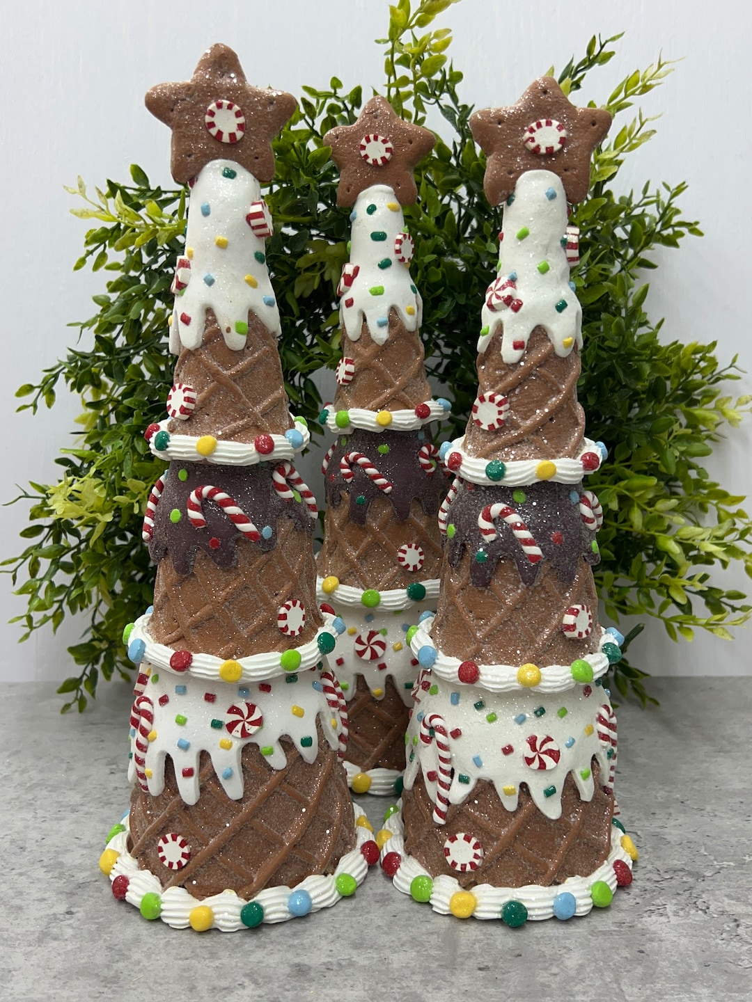 Gingerbread Christmas Trees, Gingerbread Decor, Christmas Tree ...