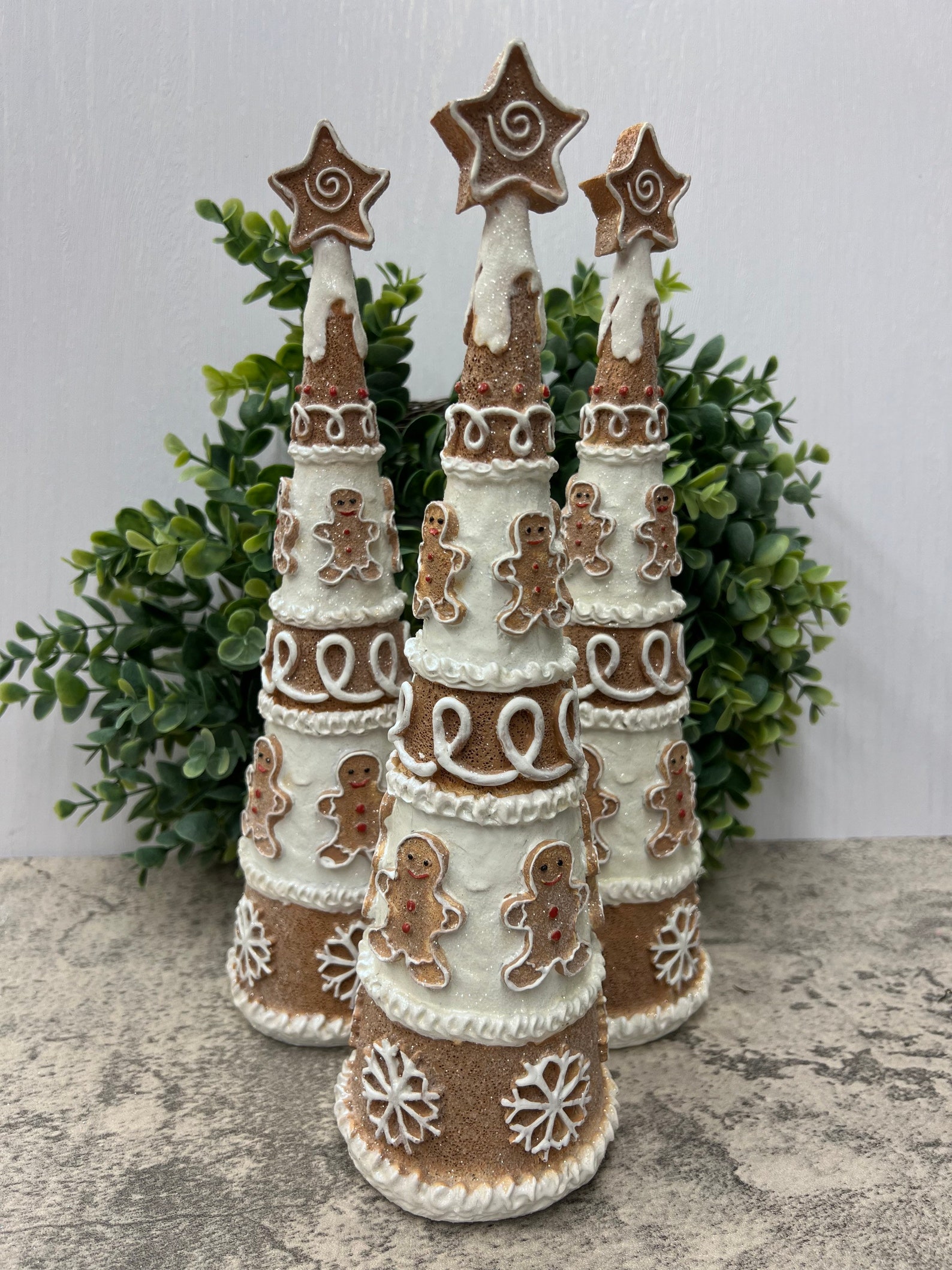 Gingerbread Christmas Trees Gingerbread Decor Christmas - Etsy