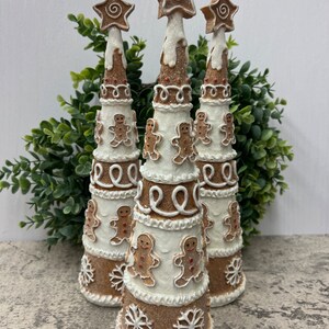 Gingerbread Christmas Trees, Gingerbread Decor, Christmas Tree ...