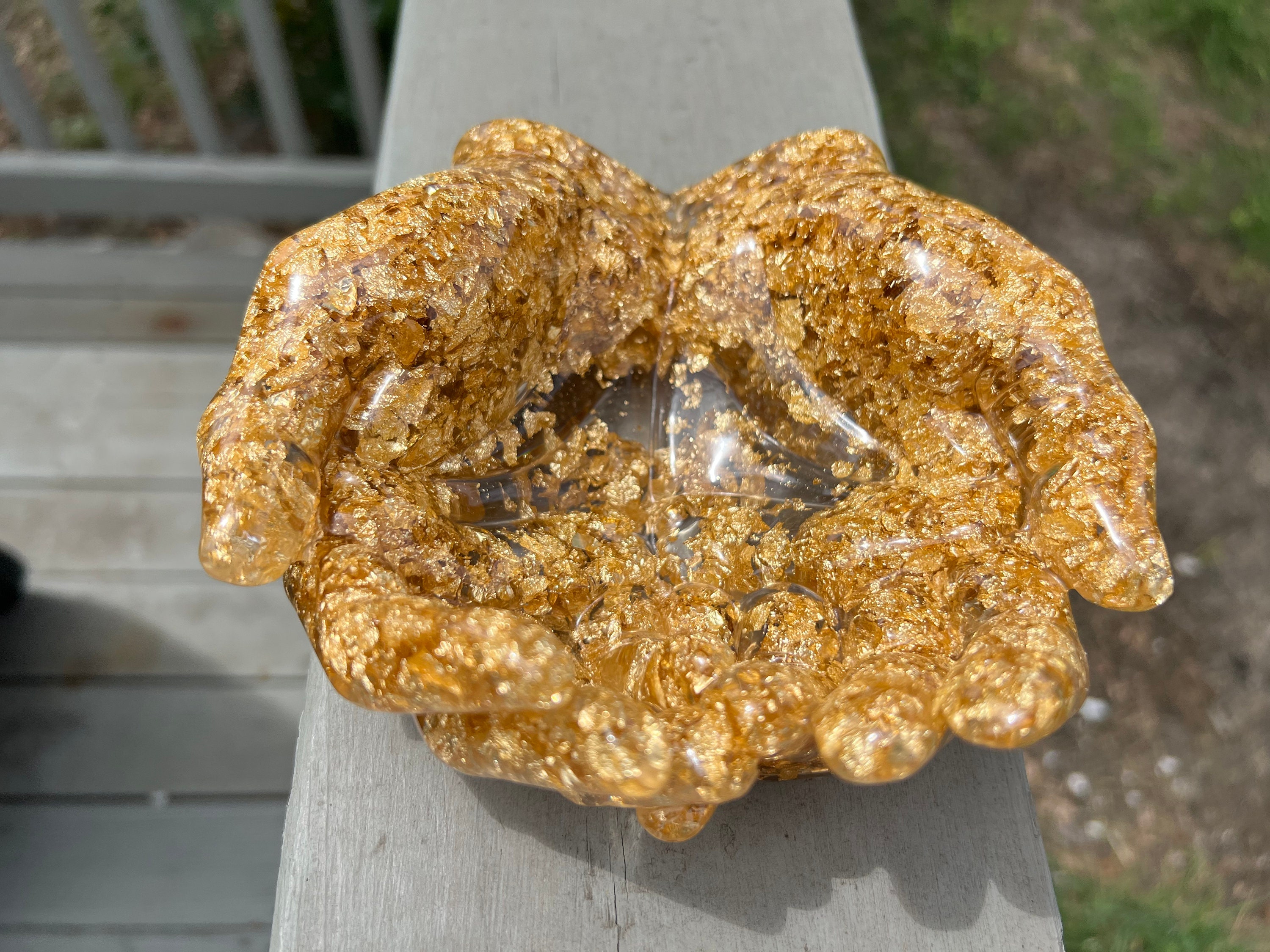 Golden Epoxy Hands - Etsy