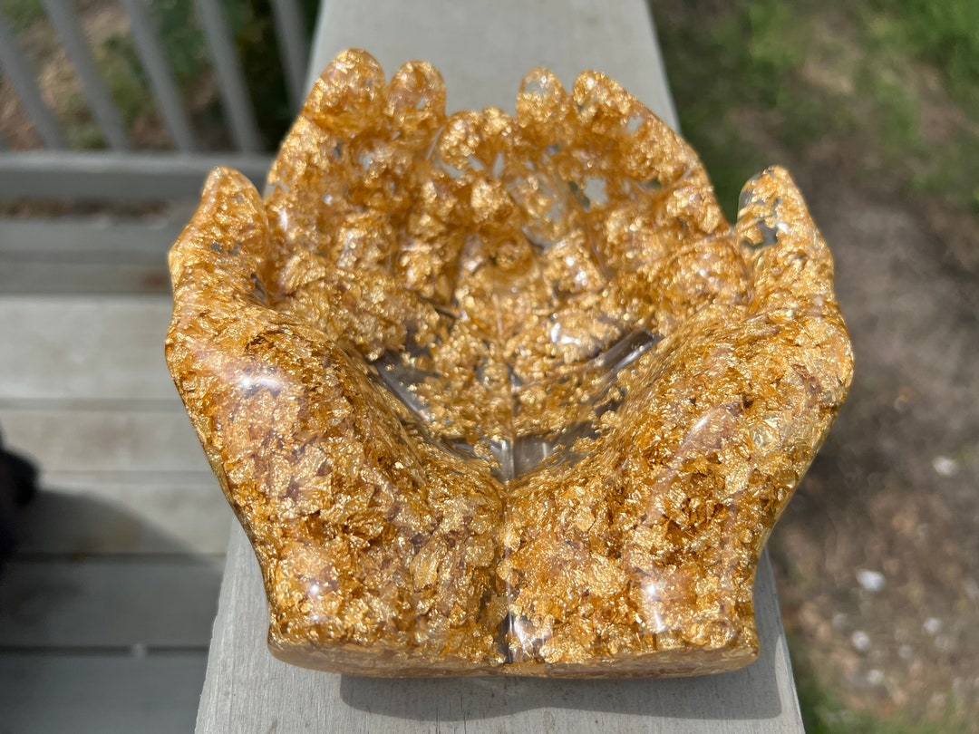 Golden Epoxy Hands - Etsy