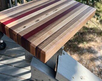 ARTISAN CHOPPING BLOCK Butcher Block Cutting Board American Hardwoods ...