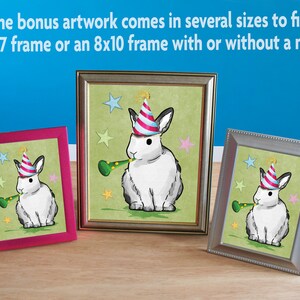 Printable Funny Birthday Card Bunny Birthday Card Printable Wall Art ...