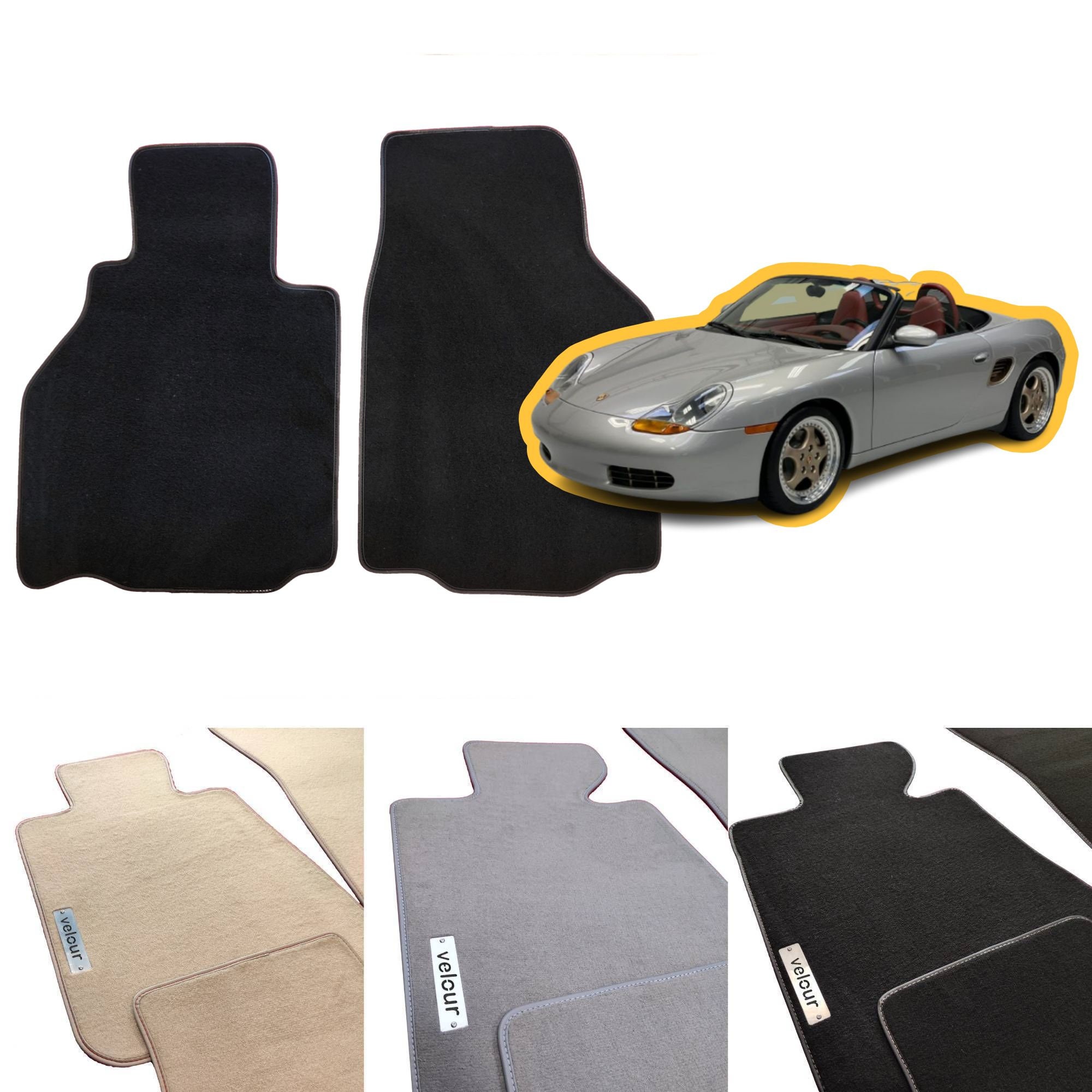 Porsche Boxster 986 1998-2004 Velour Custom Made Floor Mats - Etsy